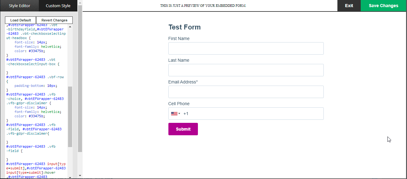 How to make a form’s fields horizontally aligned – VBOUT Help Center
