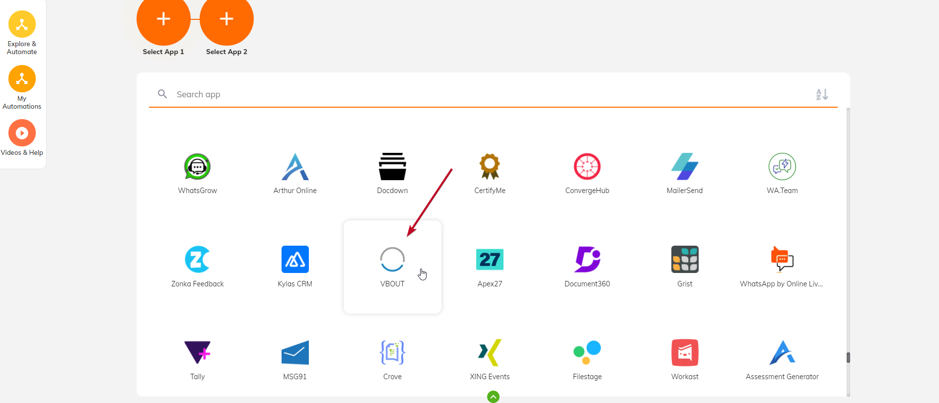 Integrately Integration – VBOUT Help Center