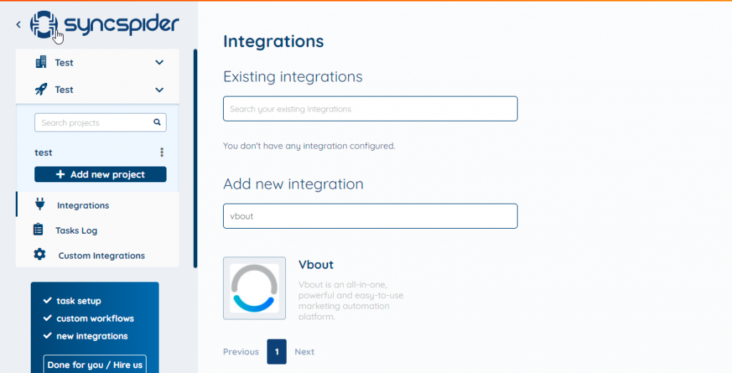 Syncspider Integration – VBOUT Help Center