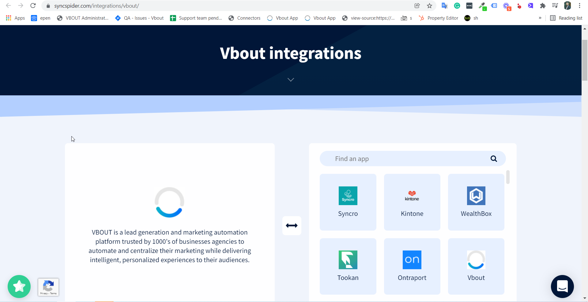 Syncspider Integration – VBOUT Help Center