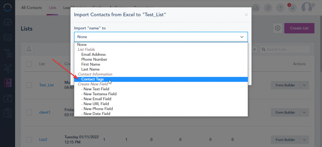 Tag Contacts when importing a CSV – VBOUT Help Center