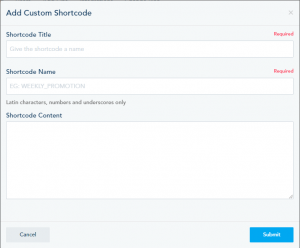 How to create Custom Shortcodes – VBOUT Help Center