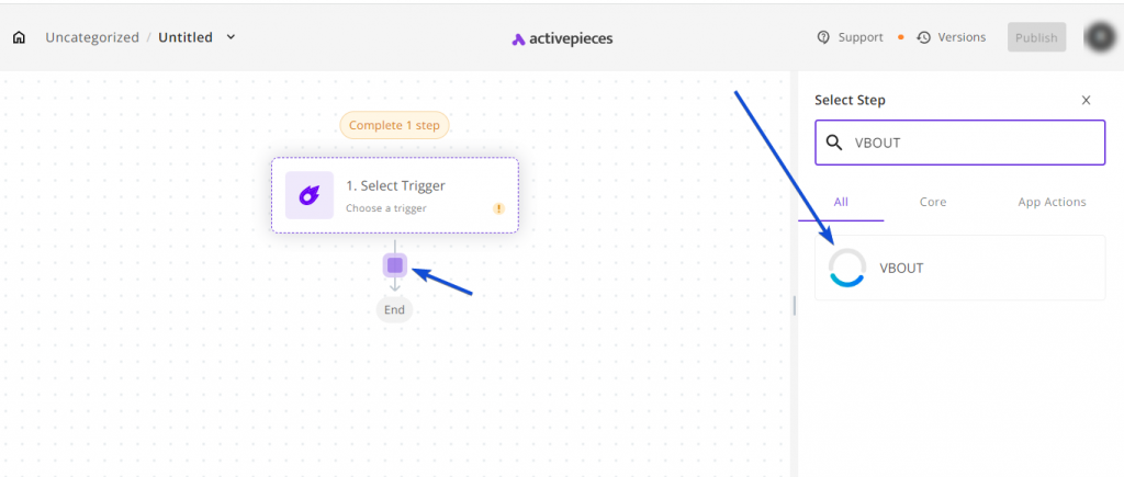Activepieces Integration – VBOUT Help Center